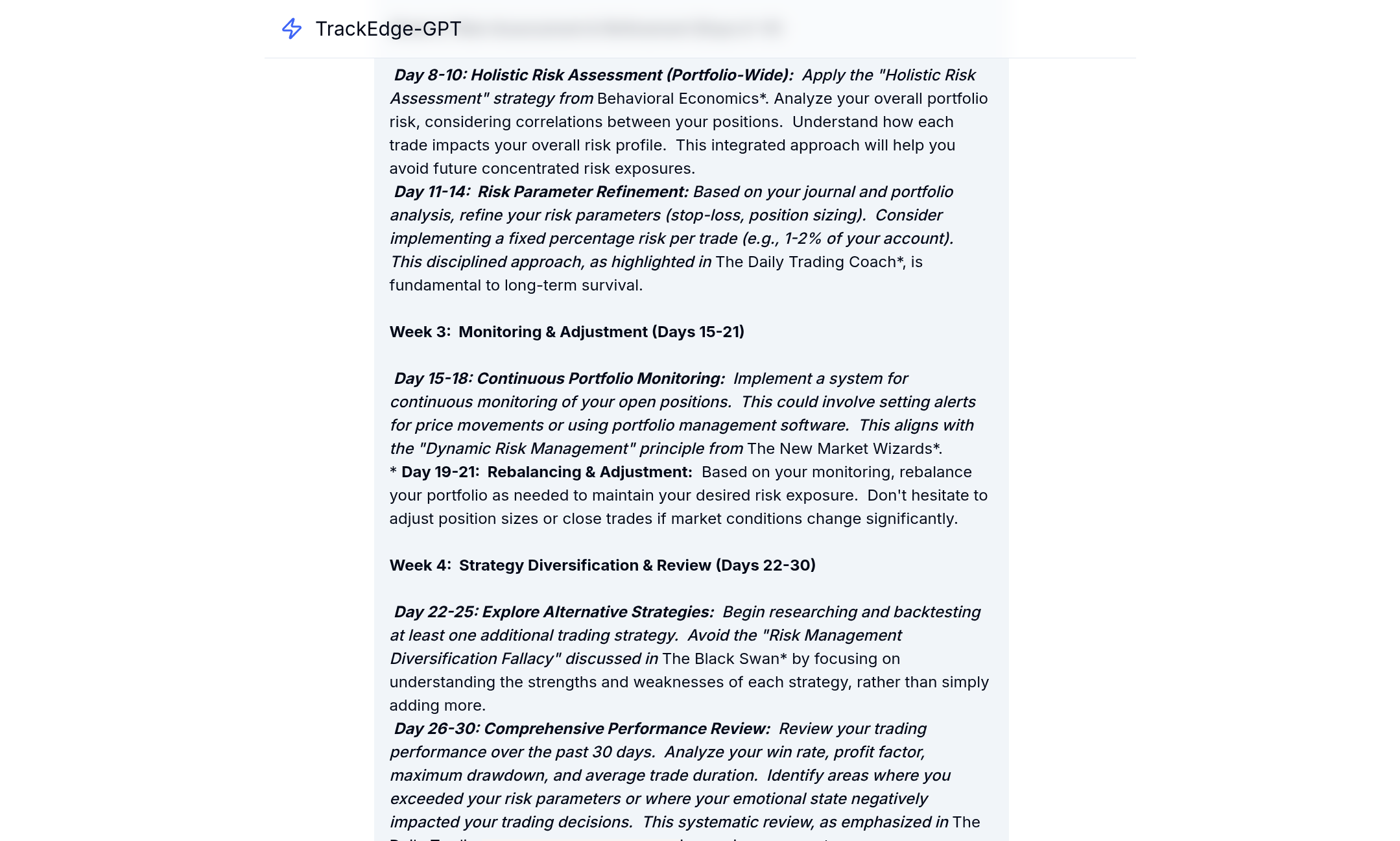 TrackEdge - Your AI-Powered Trading Journal